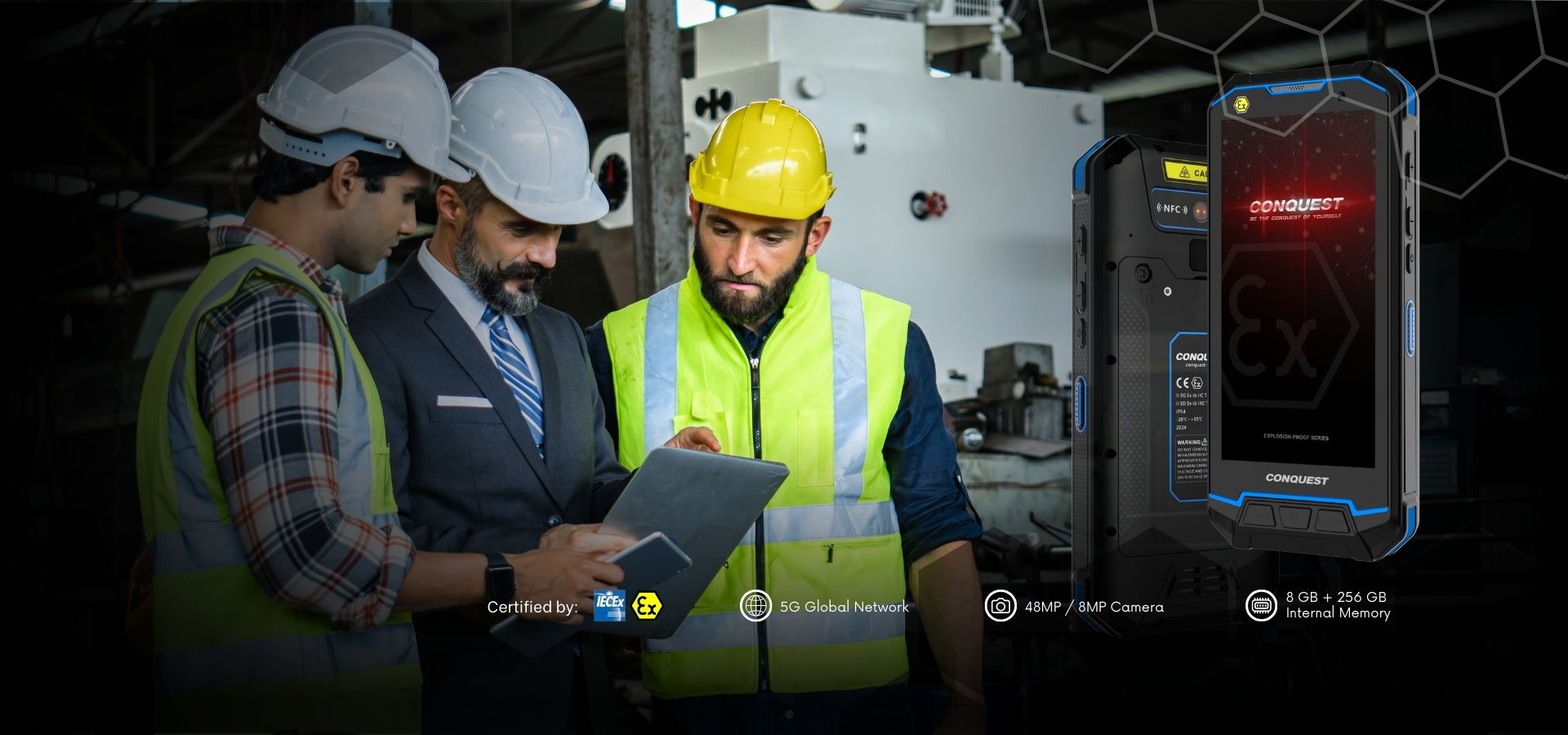 EX101 Barcode Scanner for Tough Environments